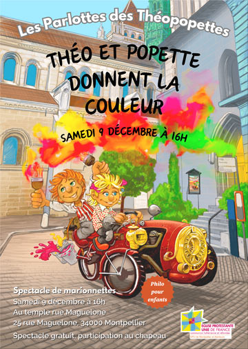 Théo et Popette donnent la couleur - Montpellier